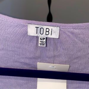 Tobi | Tops | Small Tobi Split Bell Sleeve Tie Waist Top | Poshmark